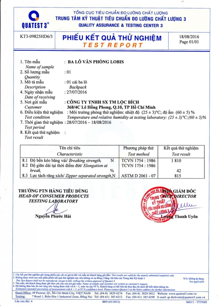 Quatest 3 Là Gì? Dịch Vụ Của Quatest 3 Cung Cấp Gồm Những Gì? Địa Chỉ ...